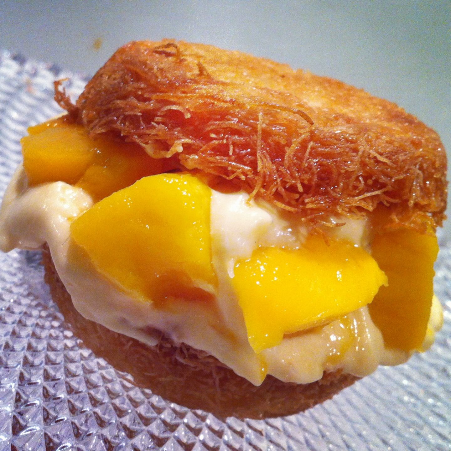 Konafa with Mango and Cream | divine and delicious living